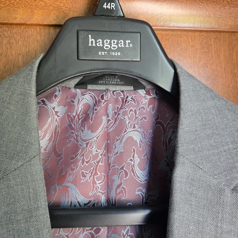Haggar | Jackets & Coats | Haggar Gray Sport Coat Classic Tailored ...